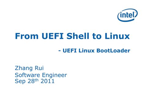 Uefi Linux Bootloader