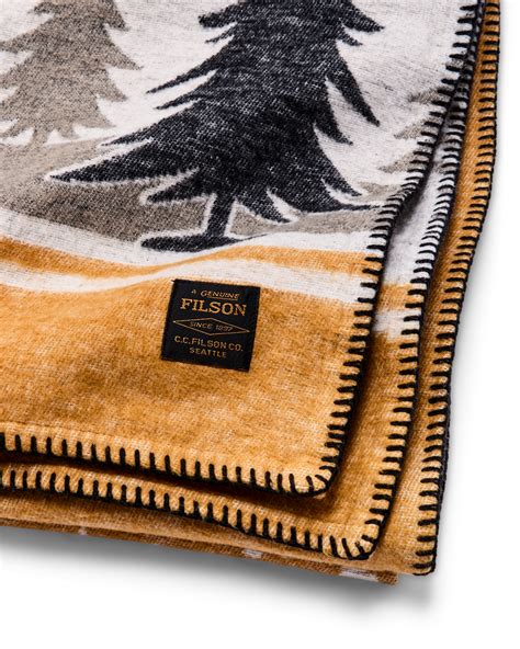 Forestry Cotton Blanket Buckthorn Brown Filson