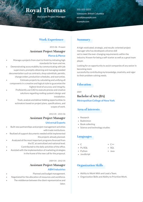 Canada Resume 10 Examples Formats Templates And 2026 Resume Writing Tips