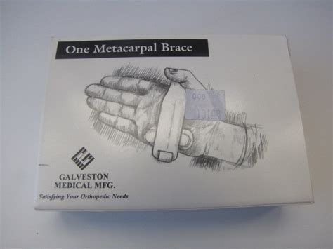 Galveston Metacarpal Brace Splint Size Xl Ex Large Nib Ebay