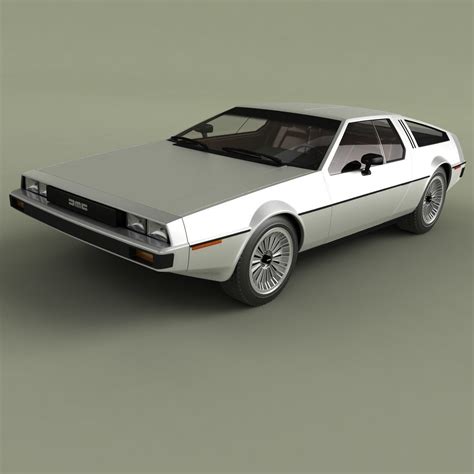 Delorean Dmc 12 Prototype 3d Model Cgtrader