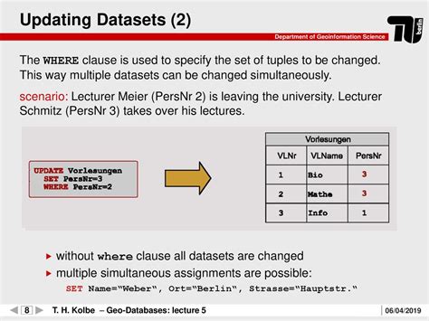 Geo Databases Lecture Data Manipulation In SQL Ppt Download