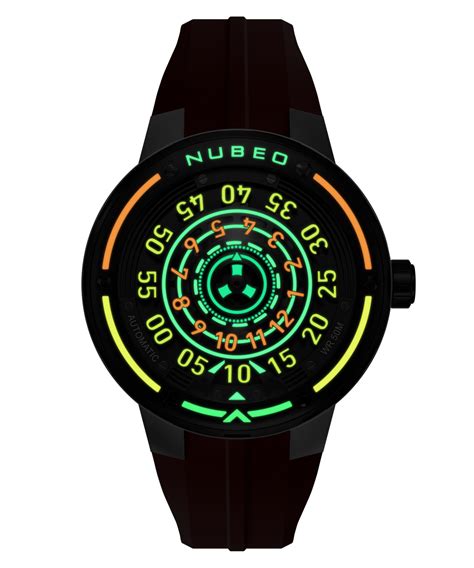 Rocket Red Orbiter Automatic Limited Edition Nubeo Watches
