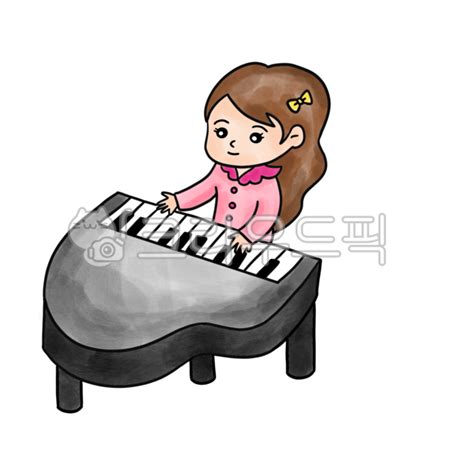 피아노 피아노콩쿨 피아노치는소녀 그랜드피아노 그랜드피아노일러스트 사진 이미지 일러스트 캘리그라피 체리껌작가