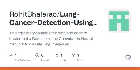 GitHub RohitBhalerao Lung Cancer Detection Using DeepLearning In MATLAB This Repository
