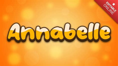 Annabelle Orange Juice Text Effect Generator Annabelle Orange Juice Text Effect Generator