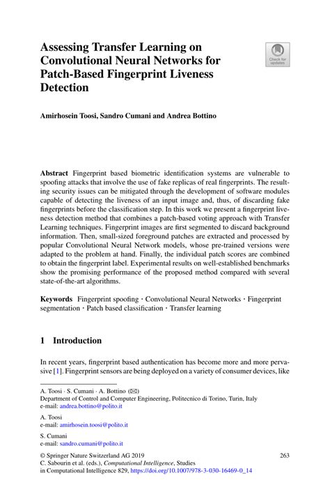 Pdf Assessing Transfer Learning On Convolutional Neural Networks For