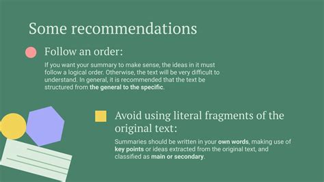 How To Summarize A Text Google Slides PPT