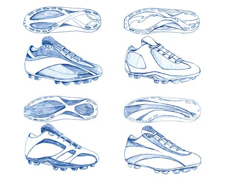 Soccer Cleat Line Drawing At James Glassman Blog