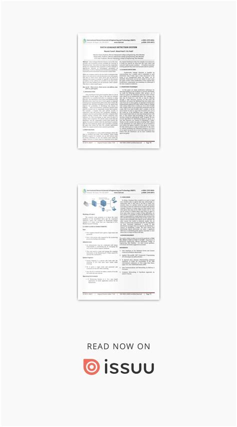 Irjet Data Leakage Detection System