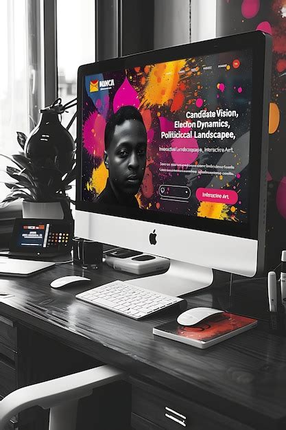 premium photo interactive layout web with scroll effect engaging