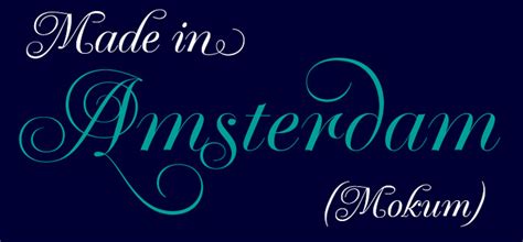 Krul Font Is Inspired By The Traditional Brown Bars Of Amsterdam