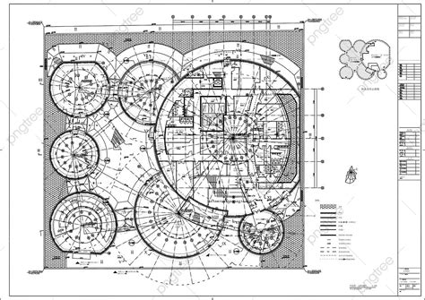 박물관 Cad 도면 템플릿 Psd 다운로드 디자인 자료 다운로드