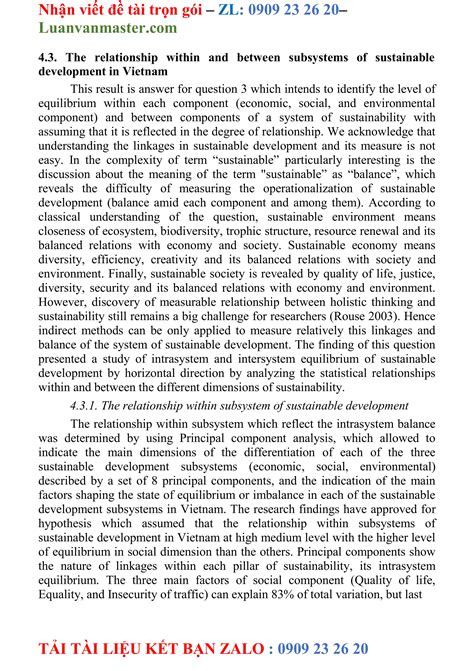 Measuring And Evaluating Sustainable Development In Vietnamdoc
