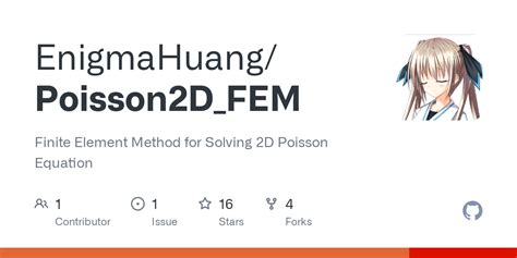 GitHub EnigmaHuang Poisson D FEM Finite Element Method For Solving D Poisson Equation