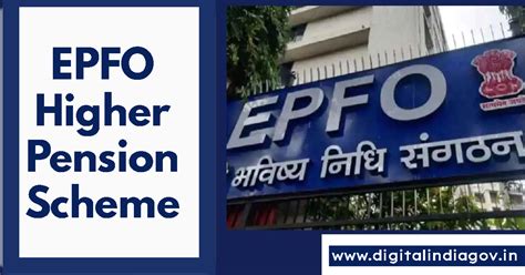 Epfo Higher Pension Scheme Guidelines Form Calculation