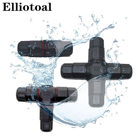 Ip68 Electrical Cable Waterproof Connector 2 Pin 3 Pin 4 Pin 5 Pin Terminal Adapter Wire