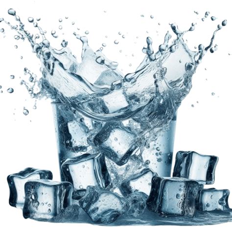 찬물이 담긴 얼음 조각의 3d 사진 일부 얼음 조각의 3d 사진 찬물로 아이스 큐브 Png 일러스트 및 이미지 에 대한 무료 다운로드 Pngtree