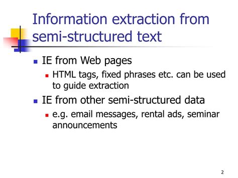 Ppt Information Extraction From Text Powerpoint Presentation Free Download Id3541261