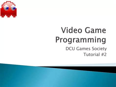 PPT Video Game Programming PowerPoint Presentation Free Download ID 25595