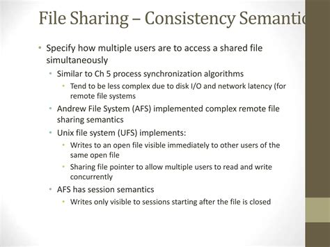Operating System File System Interface Ppt Operating Systems