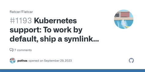 Kubernetes Support To Work By Default Ship A Symlink In Usrlibexec