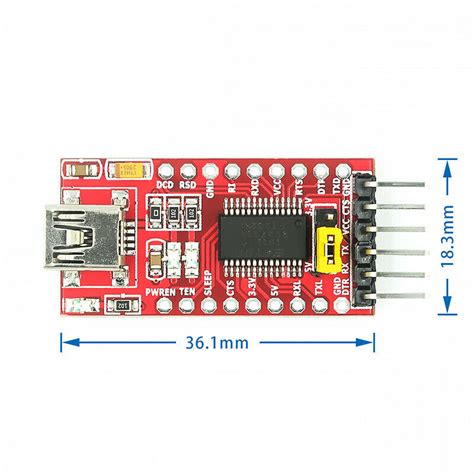 FT232RL FTDI USB TTL Serial Converter Adapter Module Ubuy India