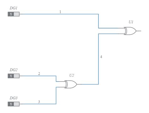 Odd Parity Generator Logic Circuit Multisim Live