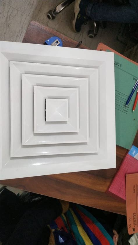 Hvac Ceiling Diffuser For Industrial Use Aluminium At Rs 790piece In New Delhi