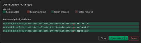 collectd mod interface erroneous parameter name set for interface