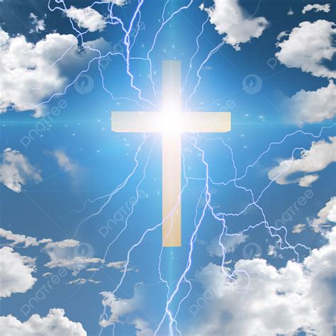 Gambar Background Salib Tanda Kuasa Yesus Vektor Dan File Psd Untuk