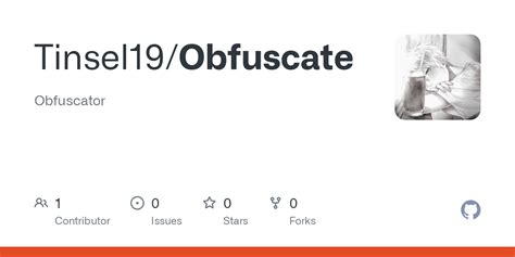 Github Tinsel19obfuscate Obfuscator