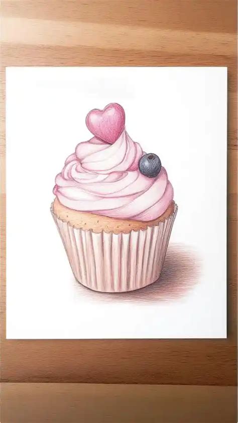 27 Colored Pencil Cake Drawing Ideas That Look Sweet And Realistic