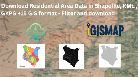 download residential area gis data for urban planning shapefile kml