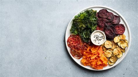 Premium Photo Dried Vegetables Chips