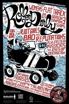 45 Roller Derby Posters Ideas Roller Derby Derby Roller