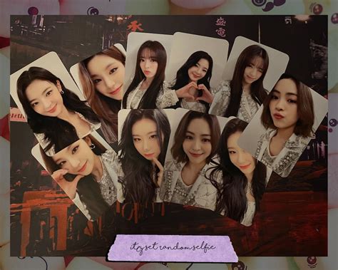 Itzy Handmade Selfie Set Photocards Bias Ot Etsy