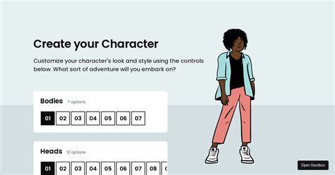 Character Creator Forked Codesandbox Character Creator Forked Codesandbox