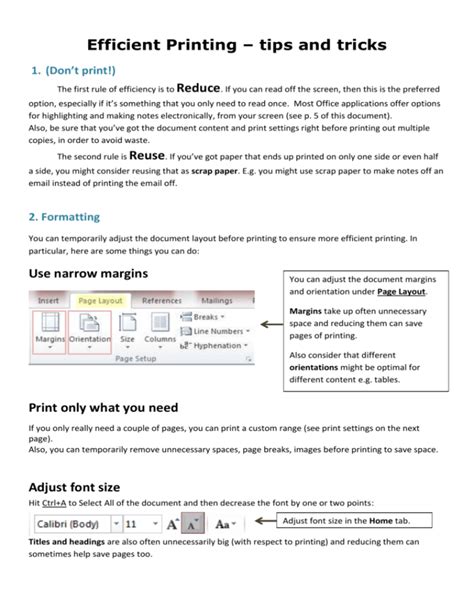 Efficient Printing Tips And Tricks Don`t Print