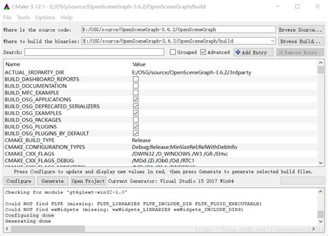 openscenegraph编译 centos7 openscenegraph openscenegraph 3 4 0 静态编译库 csdn博客