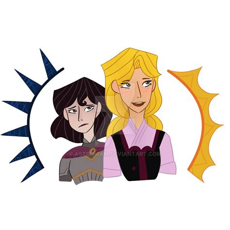 Cassandra And Rapunzel By Astro Jam On Deviantart