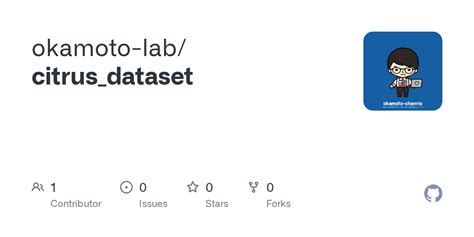 Github Okamoto Labcitrusdataset