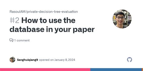 how to use the database in your paper · issue 2 · rasoulam private