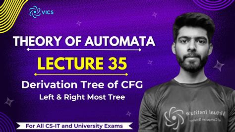 35 derivation tree of context free grammar left and right most tree