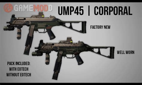 Cs 16 Skins Weapons Ump45 Gamemodd