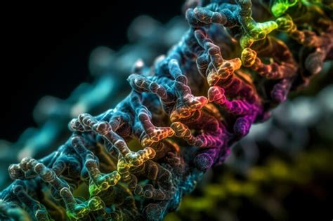 Premium AI Image A Close Up Of A Colorful Structure Of A Cell Phone Generative Ai
