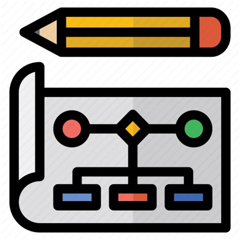 flowchart flow chart graph pencil business plan business and finance icon download on