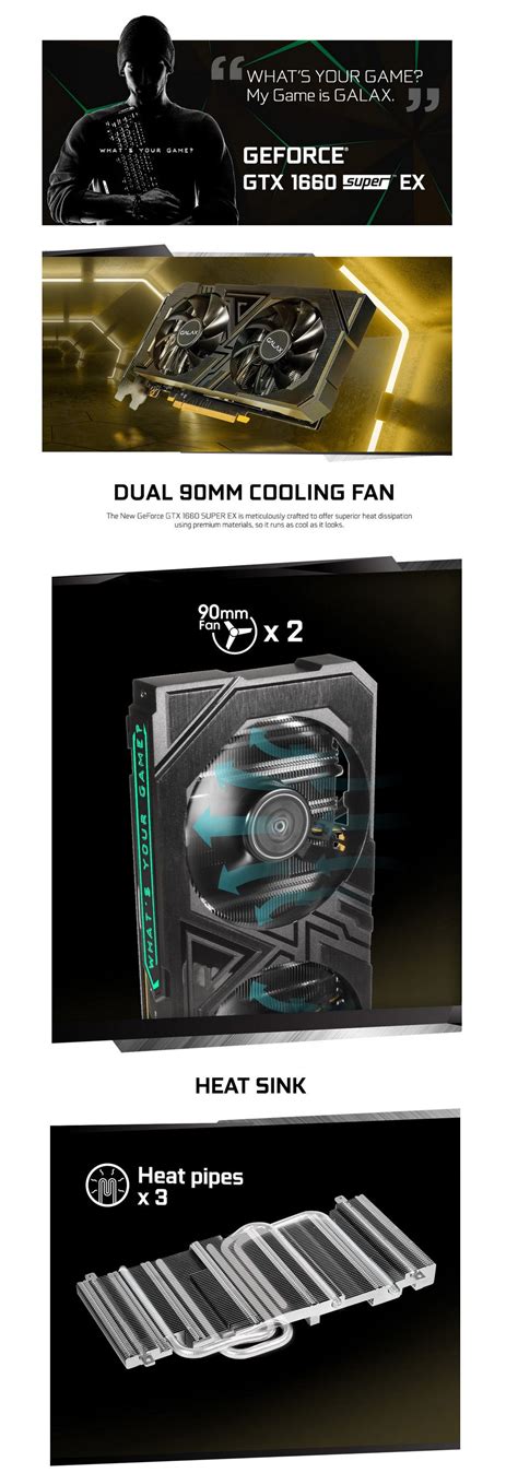 Buy Galax Geforce Gtx Super Ex Oc Gb Srl Ds Es Pc Case Gear Australia