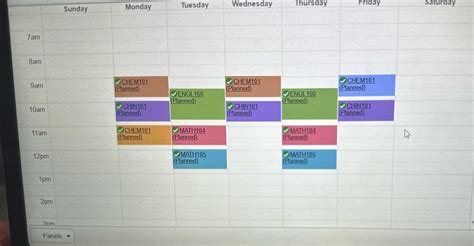 Potential Uic Freshman In Las Schedule Ruichicago