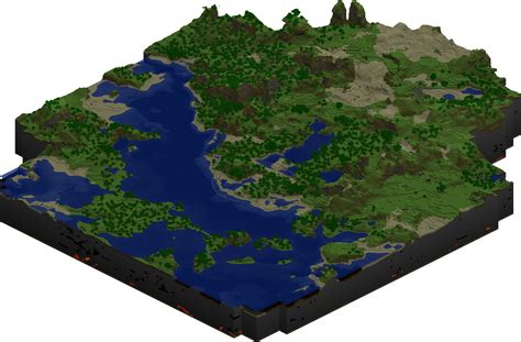World Map In Minecraft Hiking Map
